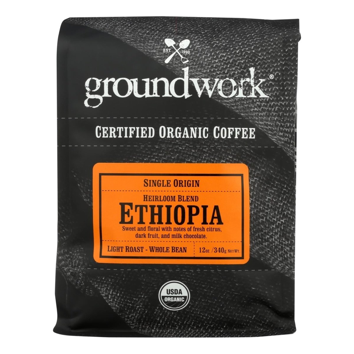 Groundwork Coffee Organic Ethiopian Hrlm | Comiso Coffee